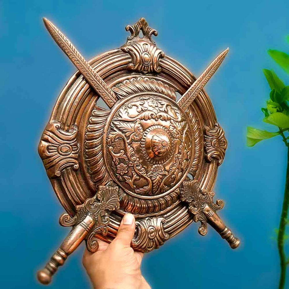 Antique Sword & Shield Wall Hanging - Shop Online